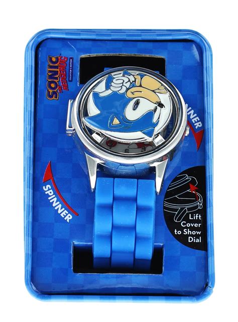 Sonic The Hedgehog Spinning Dial Wristwatch Free Shipping
