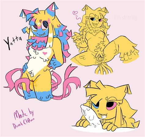 Rule 34 Dandys World Dumbcl0wn Female Fluffy Grinning Non Human