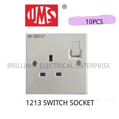 Ums 1213 Switch Socket Ums 2913 Switch Socket Mind 13a Switch Socket 10pcs Taiping Perak