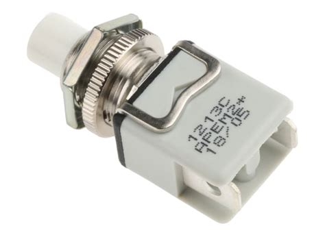 1213c White Apem Apem Push Button Switch Momentary Panel Mount 122mm Cutout Spst 250v Ac