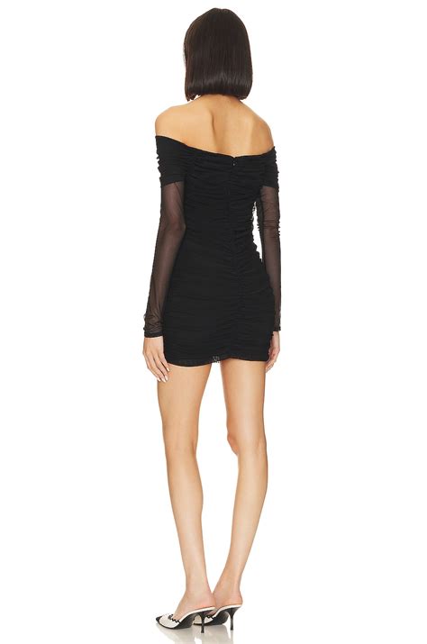 Amanda Uprichard X Revolve Nellia Rose Dress In Black And Ivory Rose Revolve