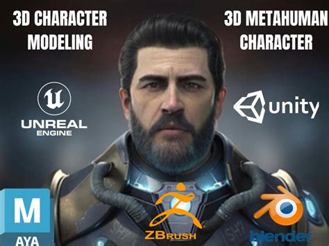 3d Realistic Character Model Model 3d Metahuman Character Upwork