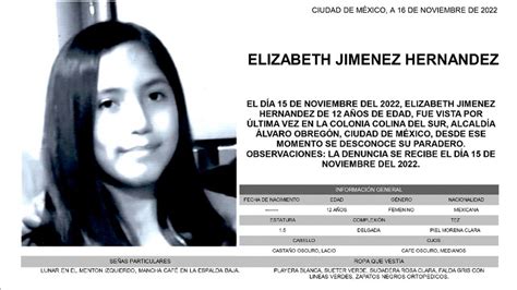 Elizabeth Jiménez Desaparece En Transporte Escolar En Álvaro Obregón