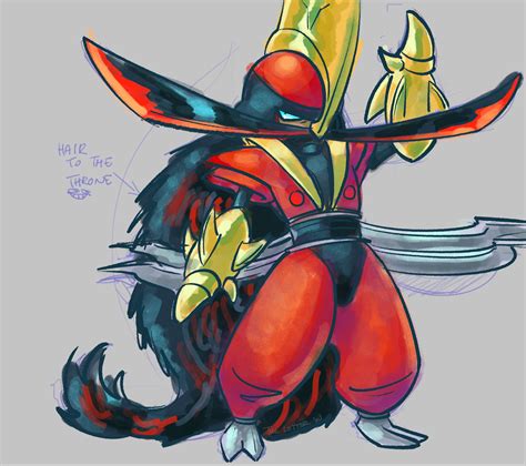 Kingambit Pokemon Drawn By The Letter W Danbooru