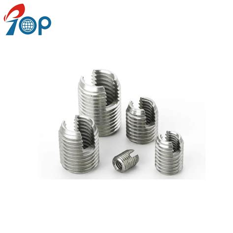 Brass Self Tapping Threaded Inserts Slotted Thread Insert