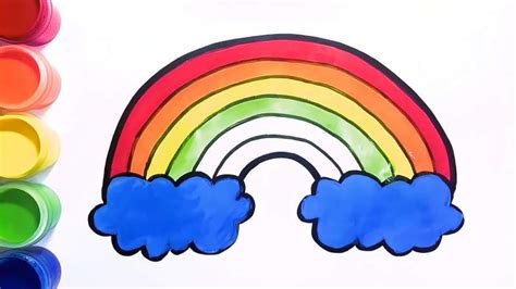 简易画教你画一个漂亮的彩虹，超简单的哦！文化艺术好看视频