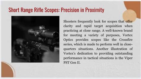The Anatomy Of Rifle Scope Functionality Ppt