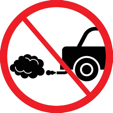 No Idling Please Switch Off Engine Icon Symbol 30504822 Vector Art At