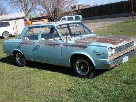 Amc 1966 Rambler American V 8 Four Speed Manual T10 Four Door Model 440 Rare Classic Amc Other