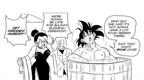 Bath Time Fun Dbz Comic Dub Youtube