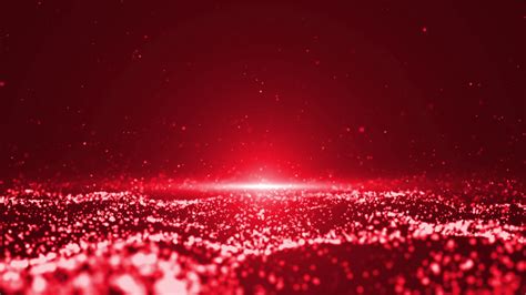 Red Particles Wave Flow Looped Seamless Loop Stock Motion Graphics Sbv