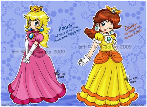 Mario Peach And Daisy By Saiiko On Deviantart