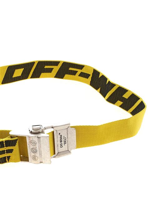 Off White 20 Industrial Belt Yellow Men Omrb035r20f420356010