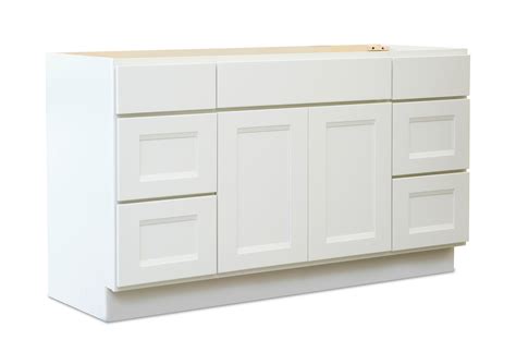 60 Vanity Almond White Without Sink And Countertop Single Or Double
