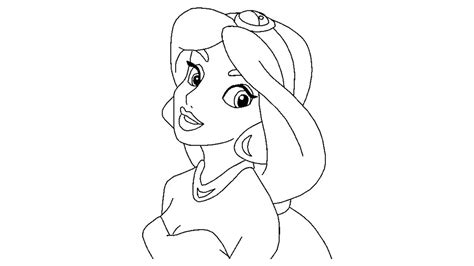 How To Draw Aladdin Princess Jasmine Step By Step By Laor Arts Youtube