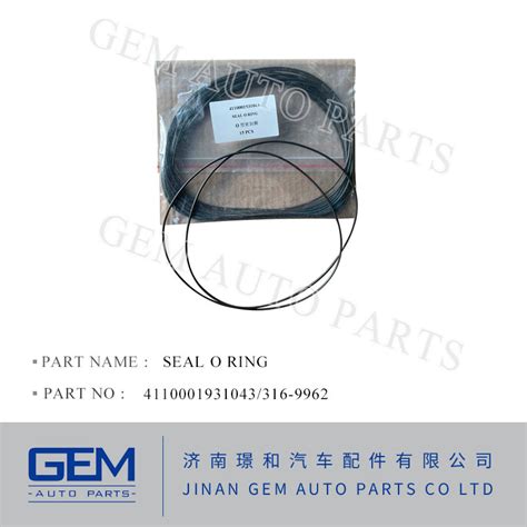 4110001931043 Seal O Ring 316 9962 For Lgmg Tonly Shacman Liugong