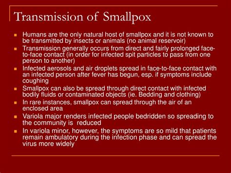 Ppt Smallpox Powerpoint Presentation Free Download Id74068