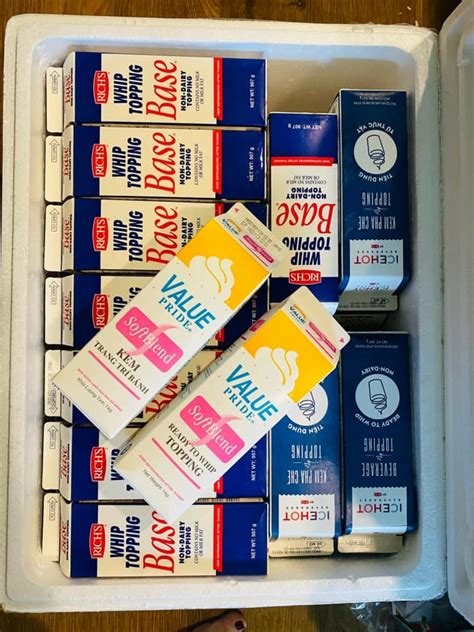 Kem Topping Richs Value Pride Soft Blend 1kg Gabi Đồ Làm Bánh Pha