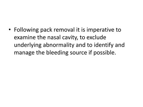 Management Of Severe Andor Refractory Epistaxis Qmqh