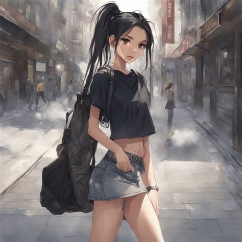 Female 16 20 Years Old Hazel Eyes Black Hair P By Halve123 On