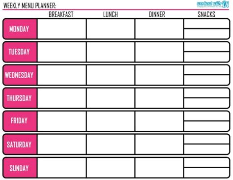 Menu Planning Meal Prep Tips Plus Free Printable Di Hickman