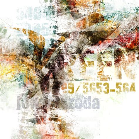 Grunge Textual Composition With Typographical Elements And Textured Forms Stock Illustration