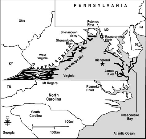 James River Map