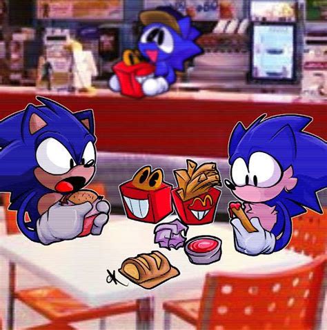 Fakerexe And Hog Sonic Funny Sonic Art Sonic Fan Art