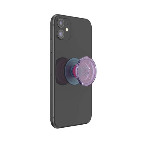 Popsockets Swappable Popgrip Premium Translucent Glitter Lavender Barcode 840173703816