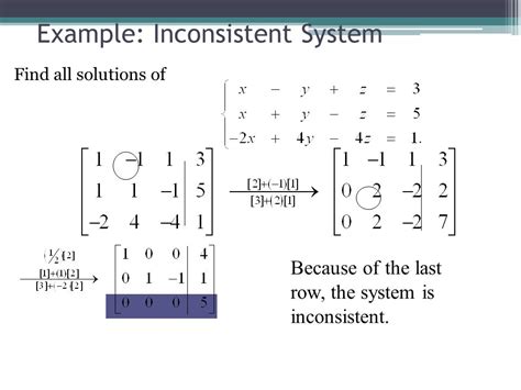 Lecture 9 Introduction To Matrix Inversion Gaussian Elimination