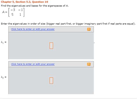 Solved Find the eigenvalues and bases for the eigenspaces of | Chegg.com