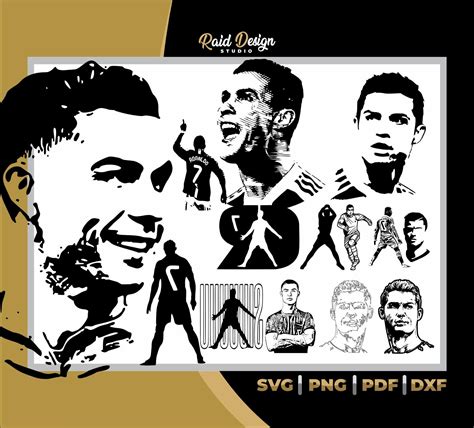 Cr7 Svg Cristiano Ronaldo Silhouette Ronaldo Pngcristiano Soccer Svg