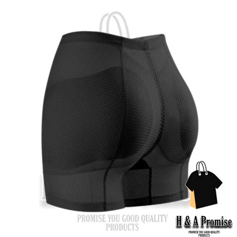 Women Mid Waist Padded Fake Butt Padding Panty And Hips Enhancer Push