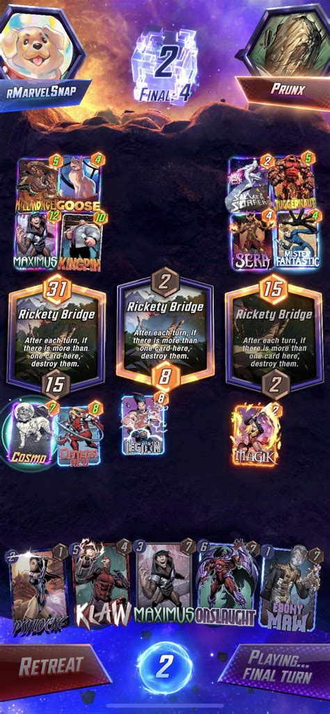 The Rickety Rick Guy Was On To Something R Marvelsnap