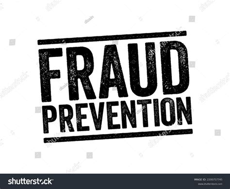 Fraud Prevention Implementation Strategy Detect Fraudulent Stock Vector