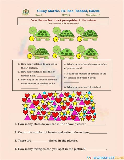 Class 2 Maths 6 Worksheet