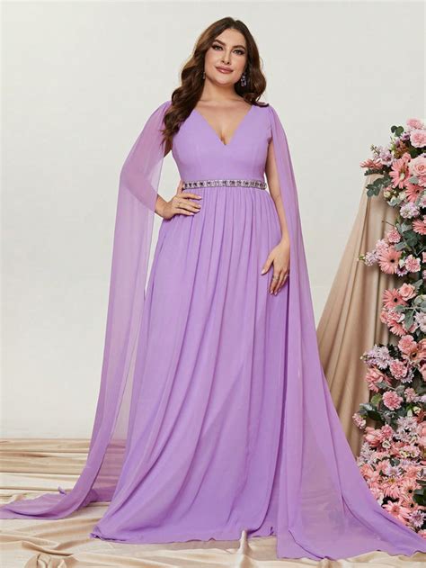 Plus Size Chiffon Dresses Faeriesty