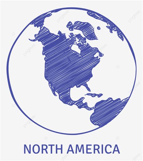 North America Map Vector Png Images North America Continent On Earth