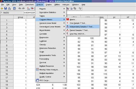 step three conducting a parametric independent samples by openstax