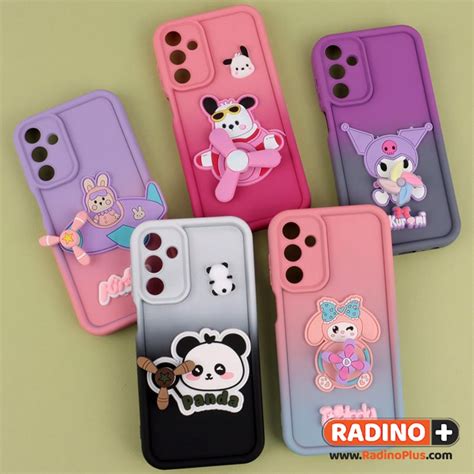 خرید قاب سیلیکونی اسپینردار سامسونگ مدل Samsung A15 رادینو پلاس