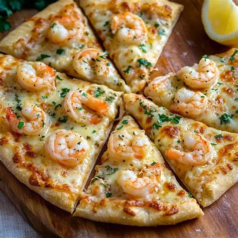 Seafood Lovers Gourmet Shrimp Shrimp Scampi Pizza Recipe Shrimp Pizza