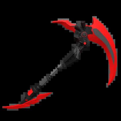 Red Cyber Scythe Roblox Item Rolimons