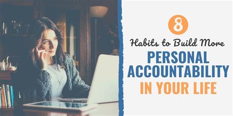 8 Habits To Build More Personal Accountability In Your Life