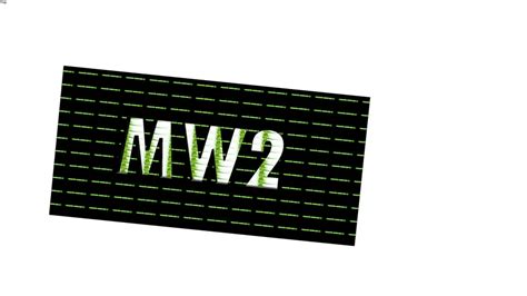 Logo Cod Mw2 3d Warehouse