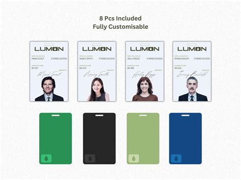 Severance Lumon Id Card Template Editable Canva Template Lumon Keycard Printable Severance