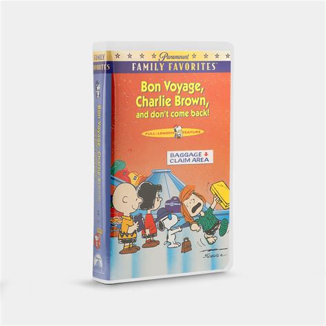 Bon Voyage Charlie Brown And Dont Come Back Vhs Tape