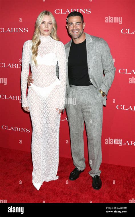 Ca 21st Mar 2025 Helene Immel Jesse Metcalfe At Arrivals For Clarins Icons Gala The Academy