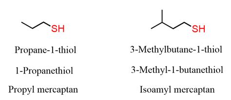 Naming Thiols And Sulfides Chemistry Steps