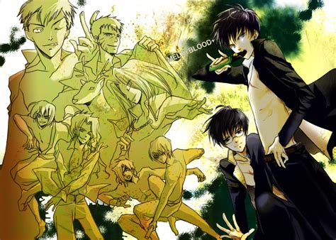 Aki Sakami Inui Arihiko Kishima Kouma Michael Roa Valdamjong Nanaya Kiri Nanaya Shiki