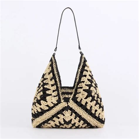 Zara Straw Elegance Shoulder Bags For Women Aussie Vogue